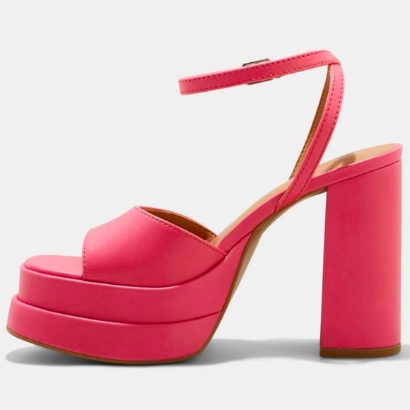wild fable | Shoes | Wild Fable Alessia Platform Heels In Barbie Pink ...